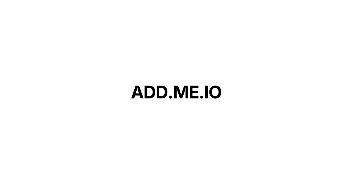 ADD.ME.IO