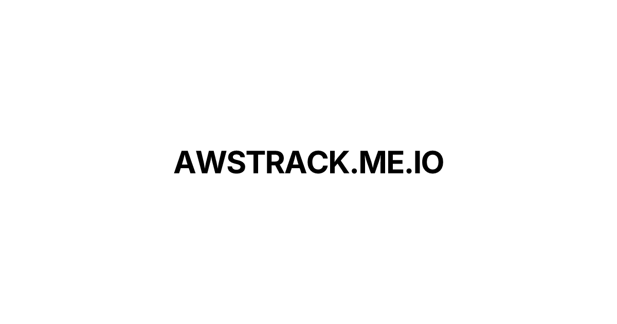 AWSTRACK.ME.IO