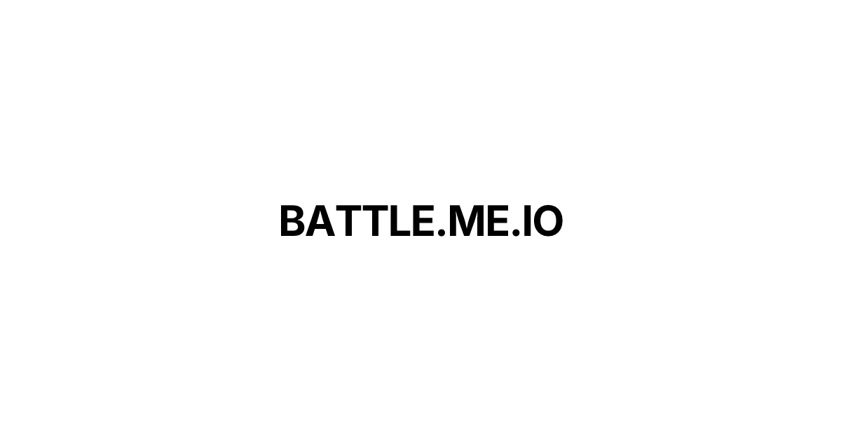 BATTLE.ME.IO