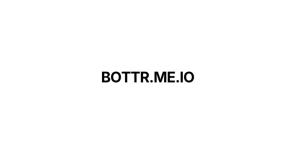 BOTTR.ME.IO